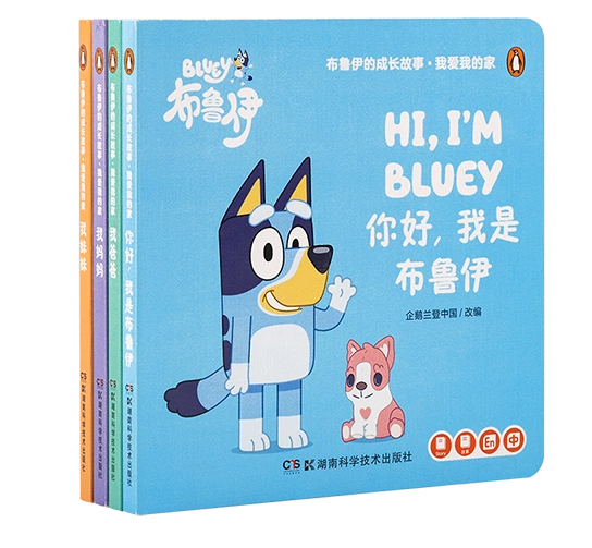 Bilingual Chinese Children Book | Bluey- I Love My Family Series ...